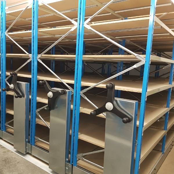 Fabricant Français FERALP, Etagère et Rayonnage Mobile sur Rail